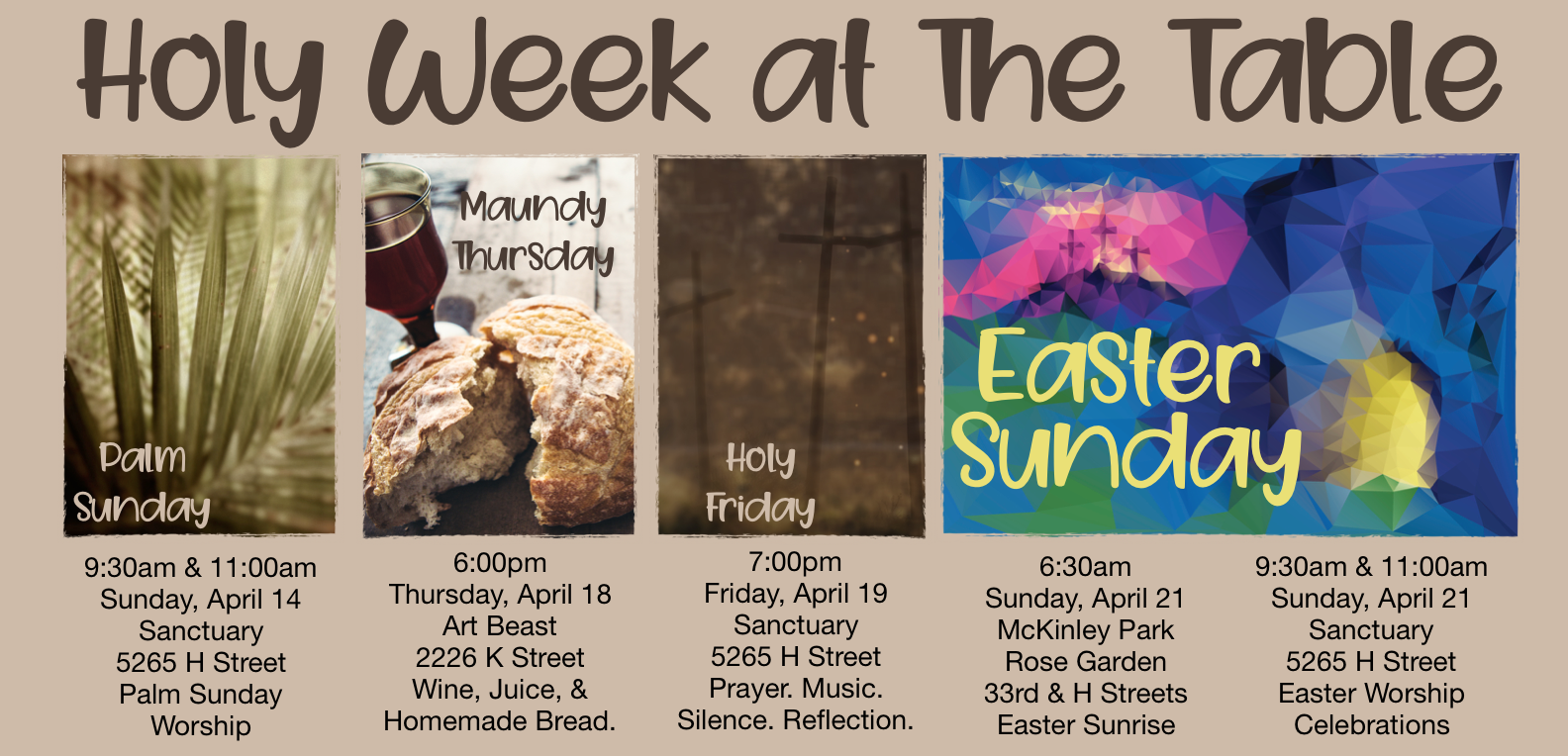 holy week at the table – The Table UMC