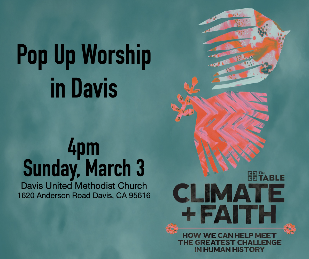 4pm March 3 Pop Up Worship in Davis – The Table UMC